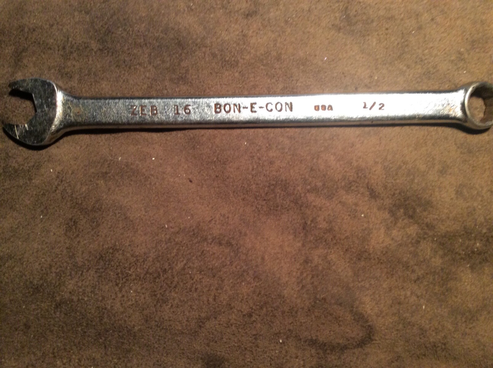 VINTAGE+ZEB16+BONNEY+COMBINATION+WRENCH+BON-E-CON+1%2F2%22 for sale ...
