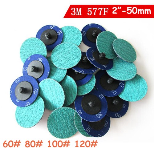 2" 50mm Sanding Discs Grinding Wheel Type R Abrasive Wheels 60 80 100 ...