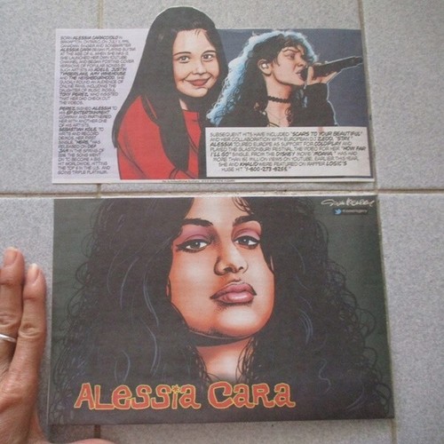 alessia cara art picture 6x9 inch steve mcgarry signed story celeb for ...