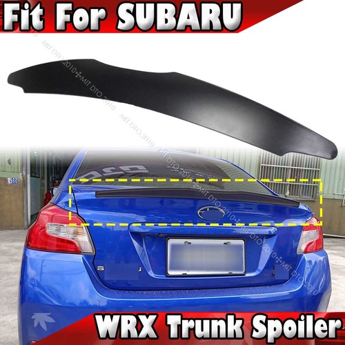 Fit For 2015-2021 Subaru WRX STI Sedan Rear Trunk Spoiler Painted Matte ...