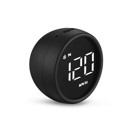 12V-24V Car Clock LED Luminous HUD Speed Meter Circular Display GPS ...