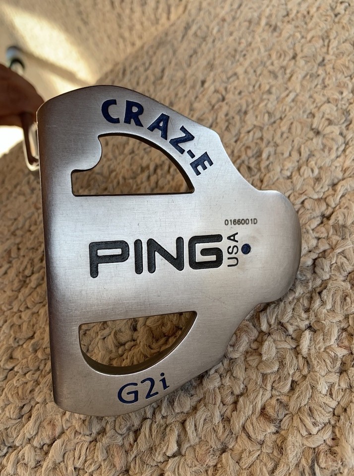 PING G2i BLACK DOT CRAZ-E Putter w/ Headcover Right Hand New Fat Grip ...