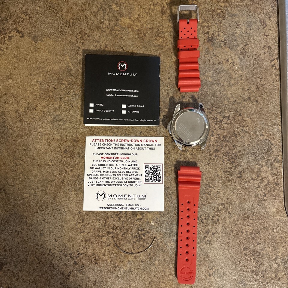 Momentum Splash 38 Eclipse Watch Solar Sapphire TT Series 320001 Water ...