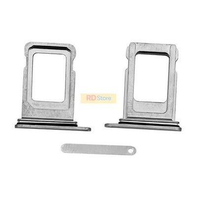 CARRELLO SIM PER IPHONE 14 PRO - 14 PRO MAX BIANCO / SILVER (MONO SIM) | eBay