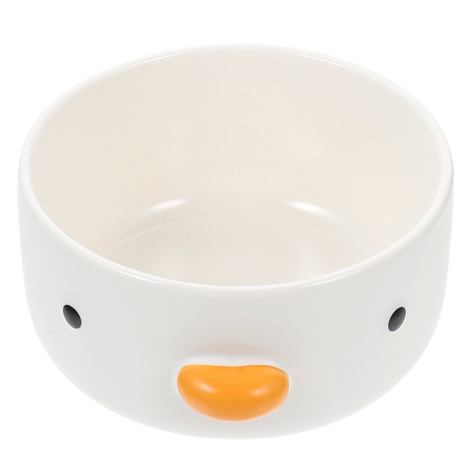 Household Food Bowl Cartoon Chick Design Bowl Multi-function Ceramic ...