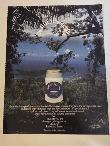 1987 Naturally Fresh Blue Cheese Dressing Vintage Print Ad ...