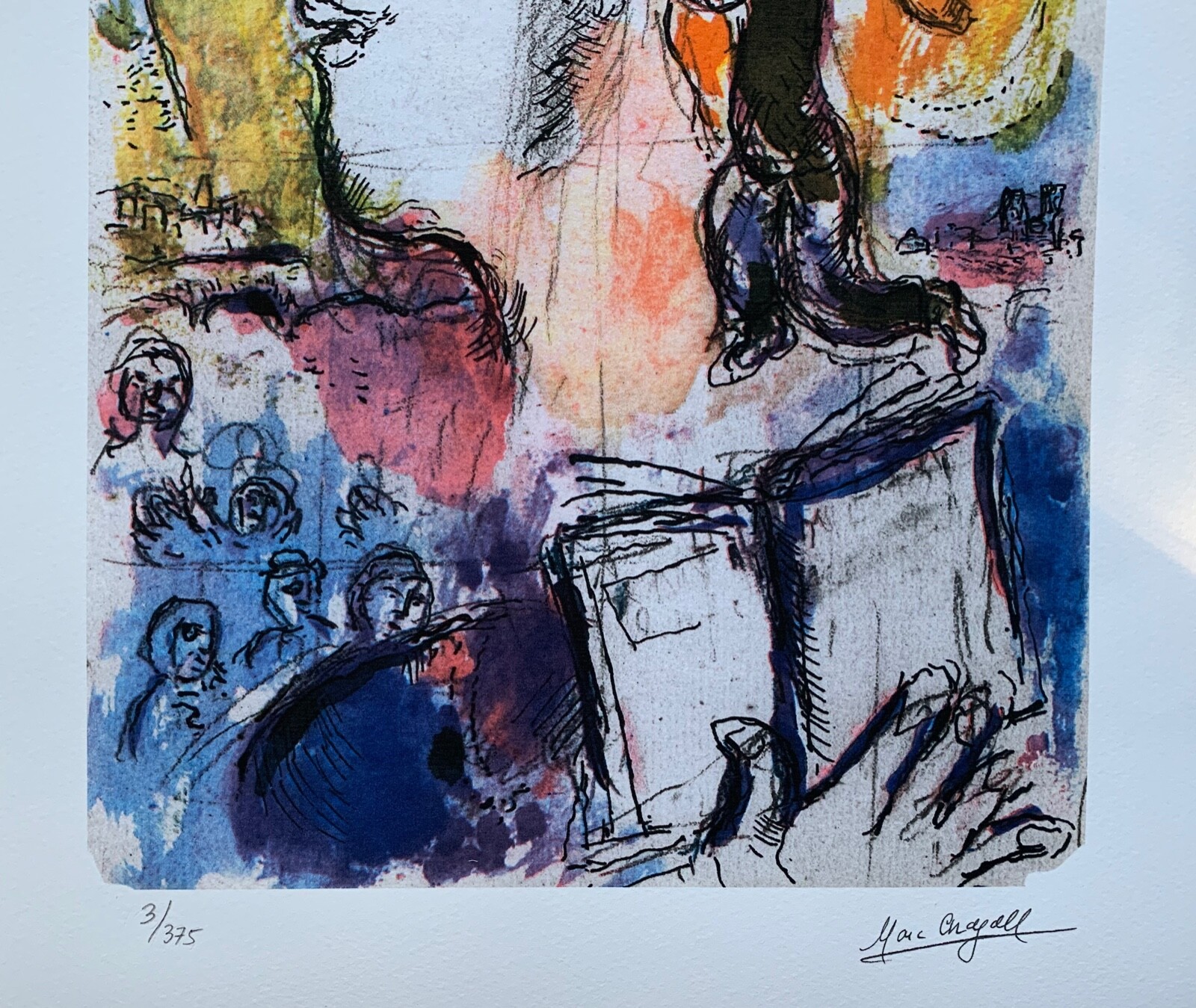 Marc Chagall SHABBAT Limited Edition Facsimile Signed Giclee Art | eBay