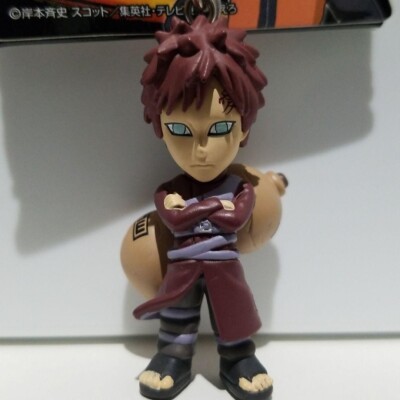 Japanese anime NARUTO Mini Figure Keychain Gaara Retro 03 | eBay