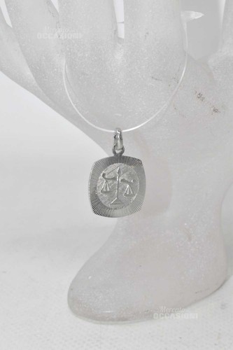 Silver 800 Libra Symbol Pendant | eBay