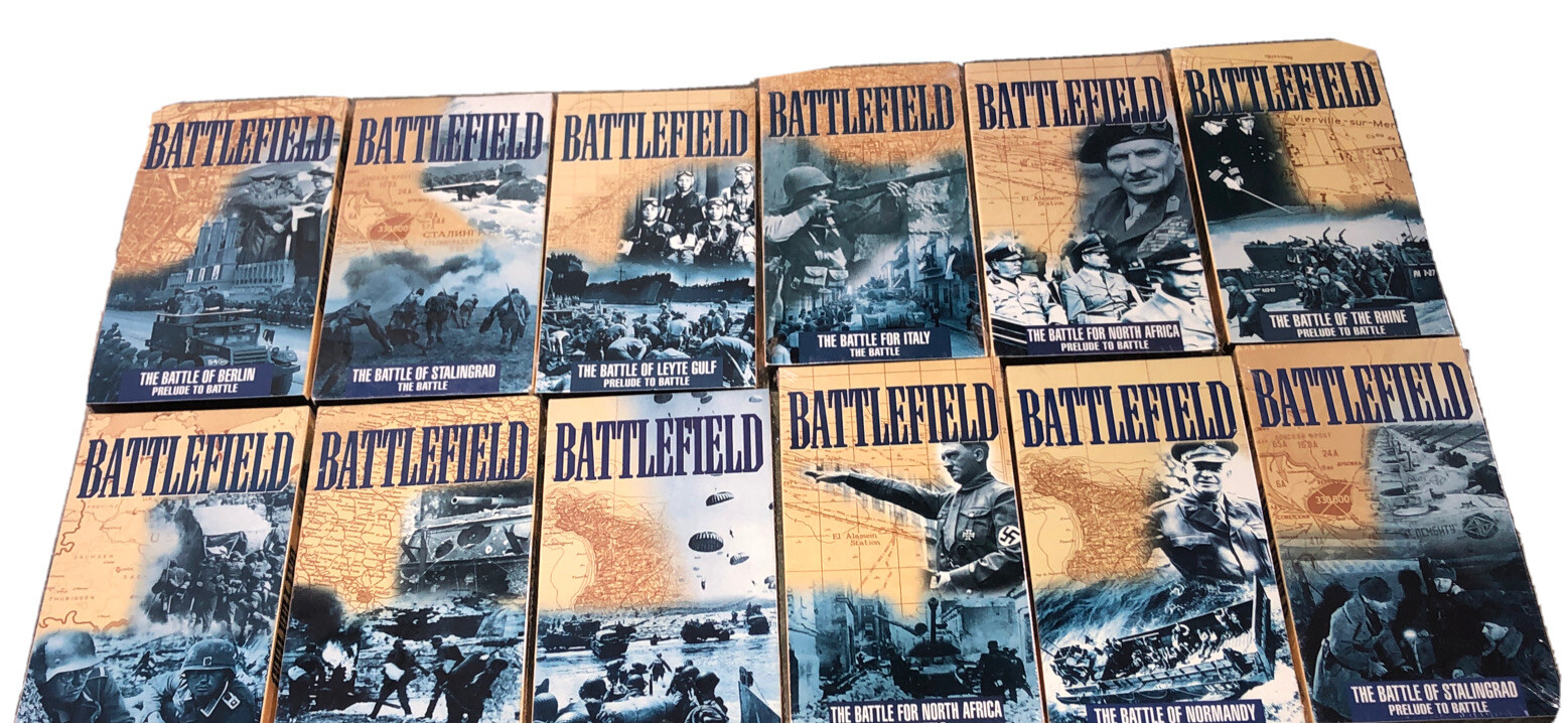 Time Life Video Battlefield VHS Tapes Lot Of 12 SEALED | eBay