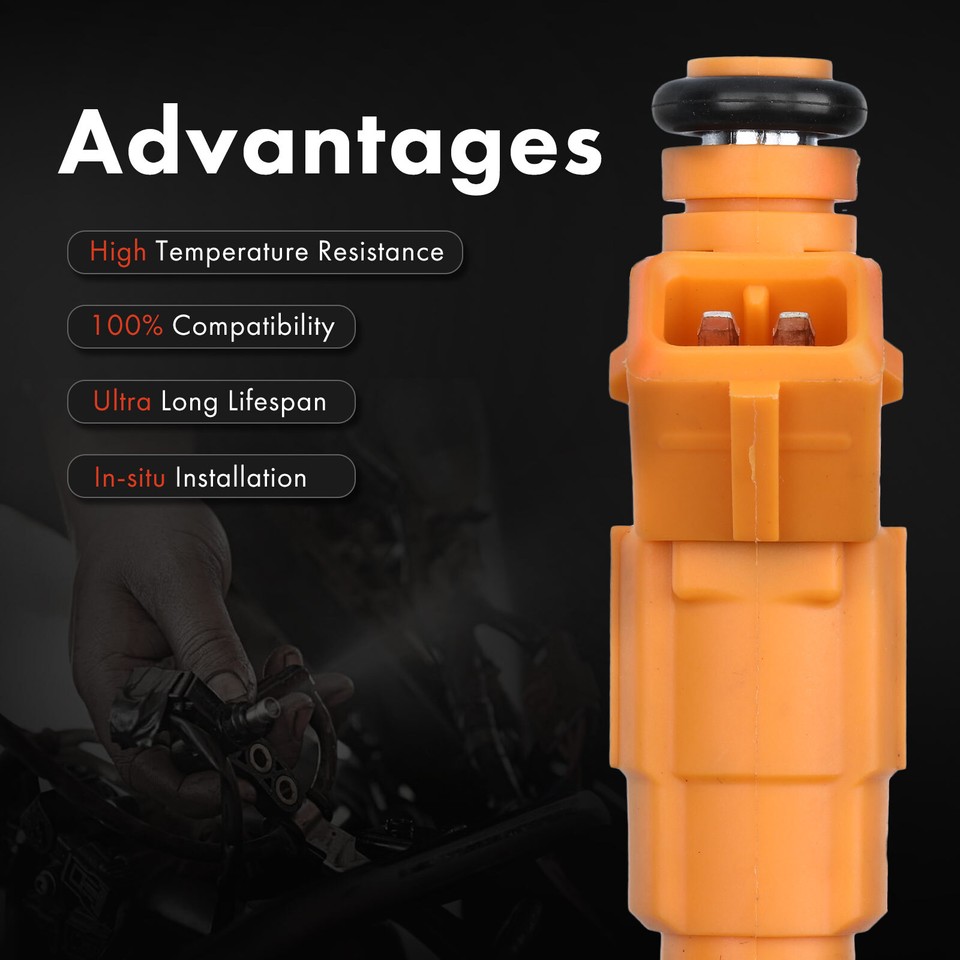 6Pcs Fuel Injector for Volvo 960 1995-1997 S90 V90 1997-1998 L6 2.9L ...