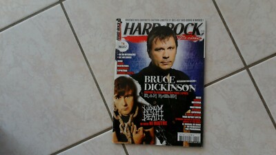 special BRUCE DICKINSON-Magazine Rock Hard-mars 2009-n°22-french revue ...