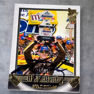 Kyle Busch 2-TIME CHAMP NASCAR 75 GREAT DRIVERS signed card 2008 PRESS ...