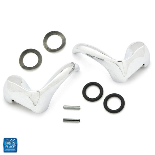 1964-1967 GM A Body Nova Chrome Vent Window Handles New Set | eBay