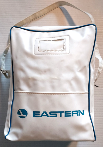 Vintage Eastern Airlines Vinyl Carry On Tote Shoulder Bag 12" x 9" x 5 ...