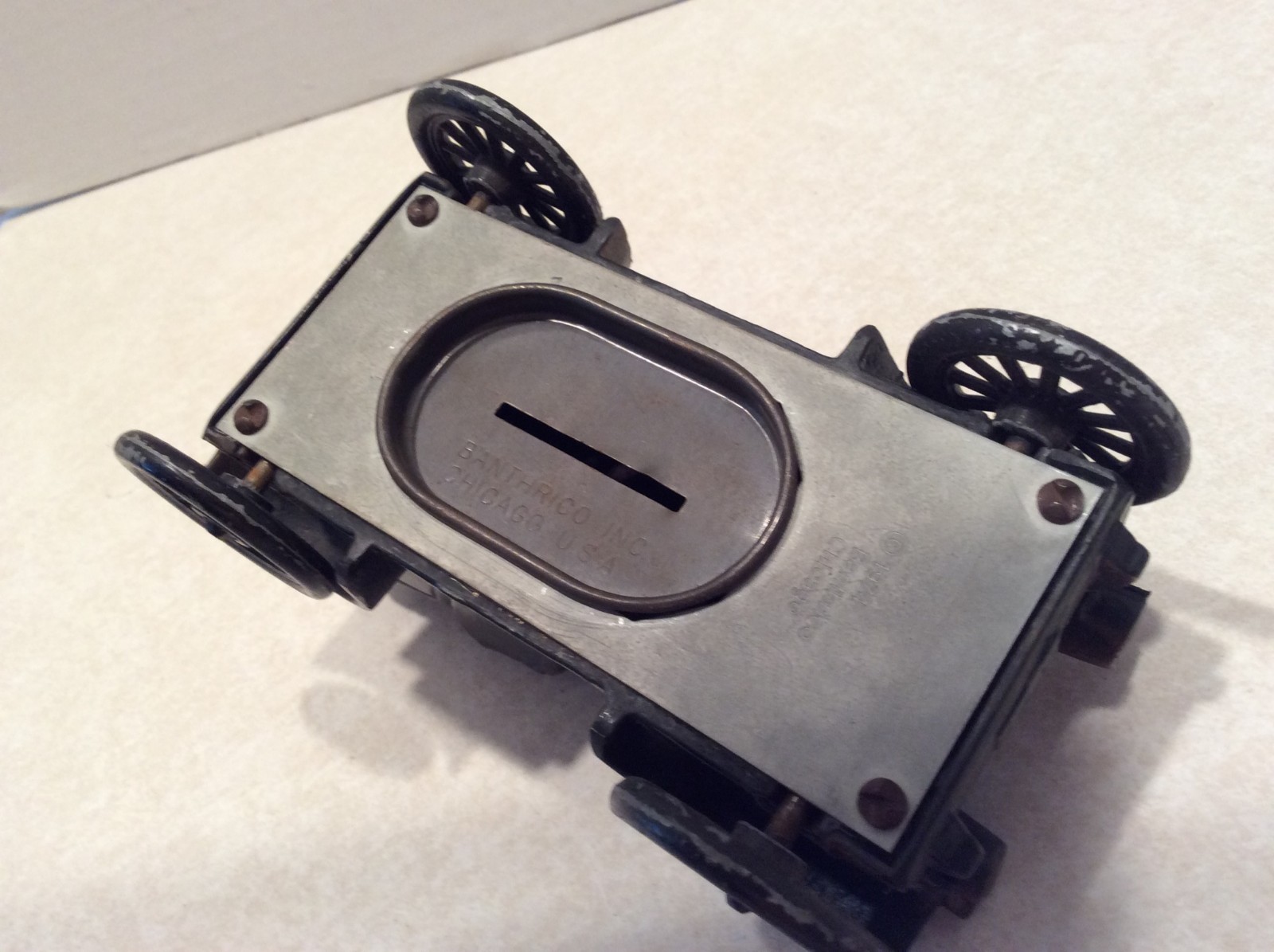 Vintage Home Federal Savings metal car bank, replica 1906 Oldsmobile | eBay