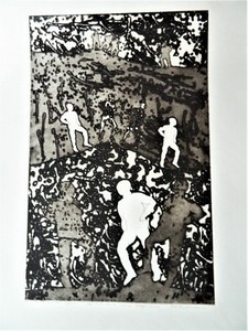 Lore Heuermann Etching Aquatint/RITUAL/Signed / 13"x21" Image/Artist ...