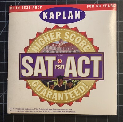 1997 kaplan sat psat act test prep Windows 95 Cd | eBay