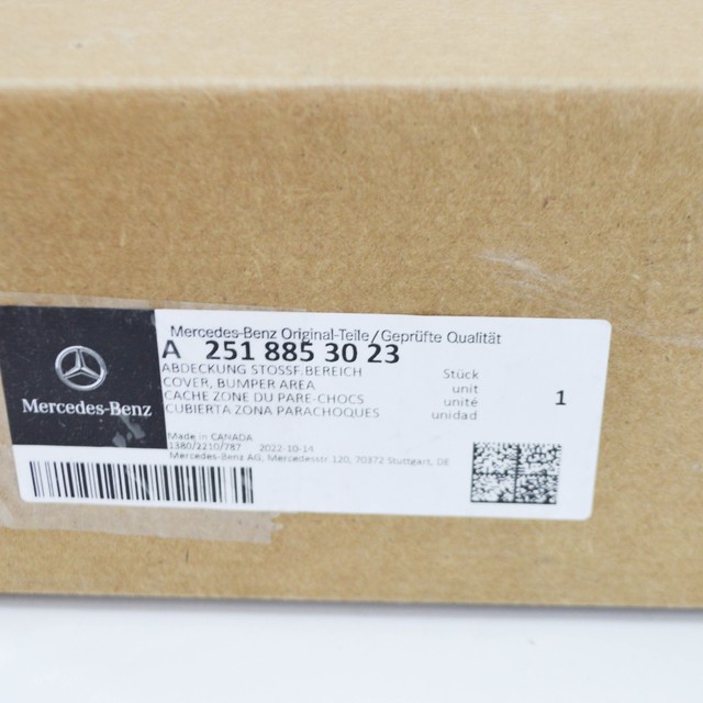 Genuine MERCEDES BENZ R W251 LCI DRL Light Chrome Left Trim A2518853023 ...