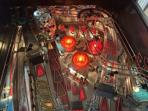 WILLIAMS TERMINATOR 2 PINBALL MACHINE EXCELLENT CONDITION I'LL BE BACK ...