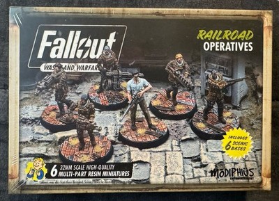 Fallout Wasteland Warfare Railroad Operatives Miniatures New | eBay
