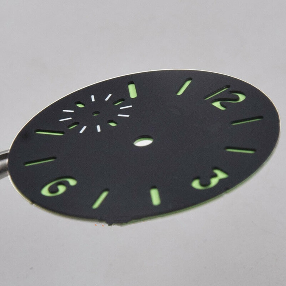 34.5mm Luminous Watch Dial With Watch Hands For ETA 6497 ST3600 ...