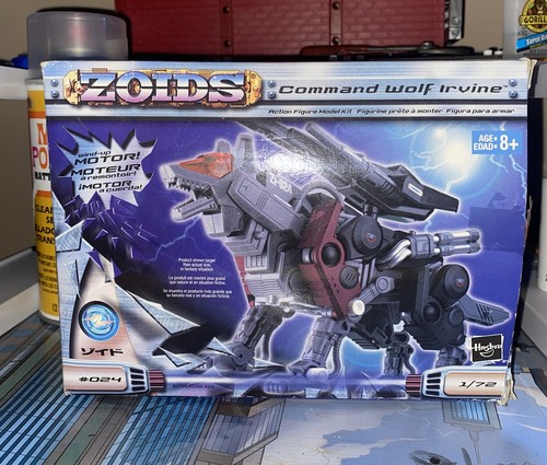 Zoids Hasbro Command Wolf Irvine Action Figure Model #024 Open Box Kit ...