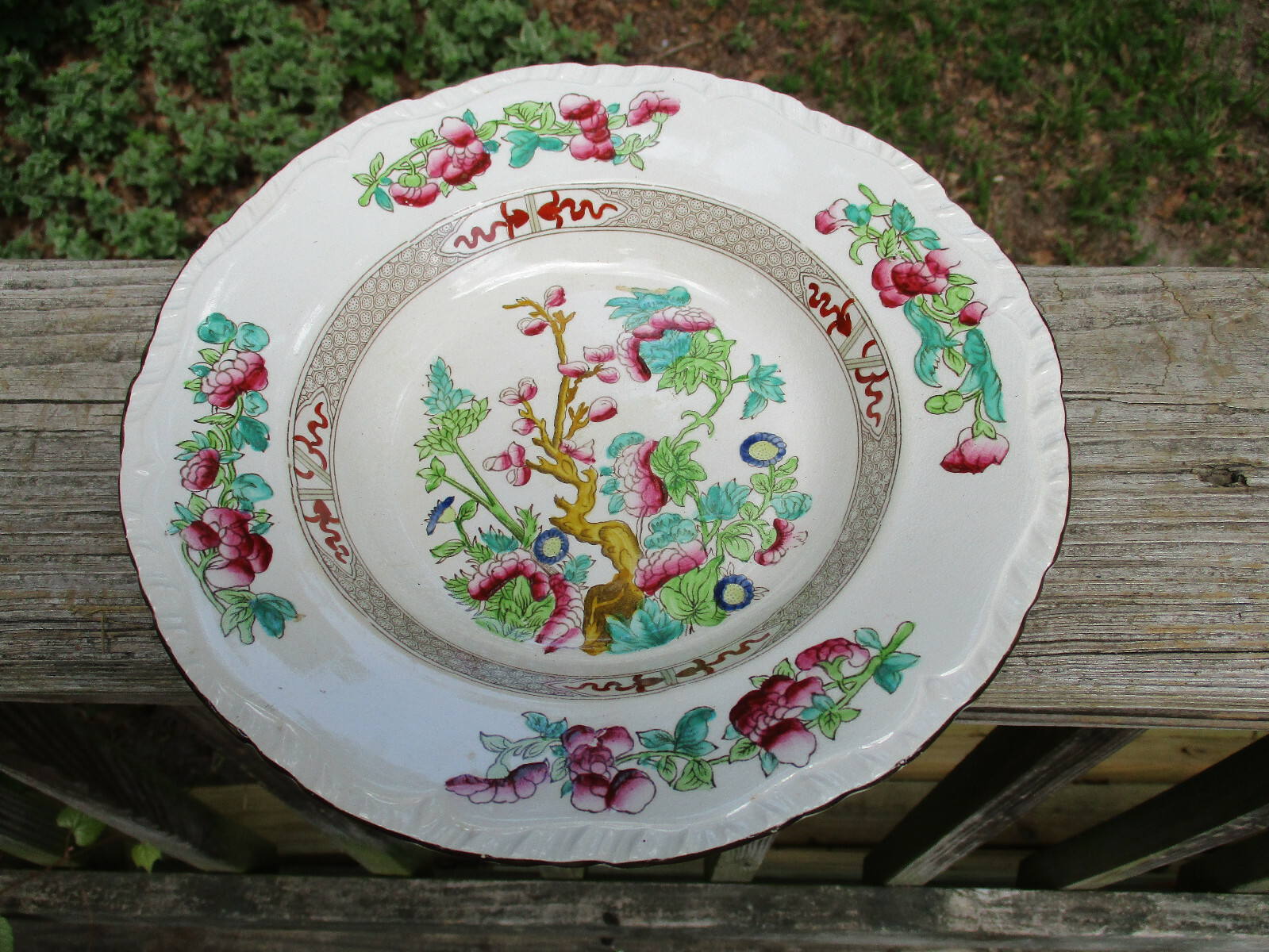 Booths Plate Silicon China England Indian Tree 9 1/8" Bowl **By the ...