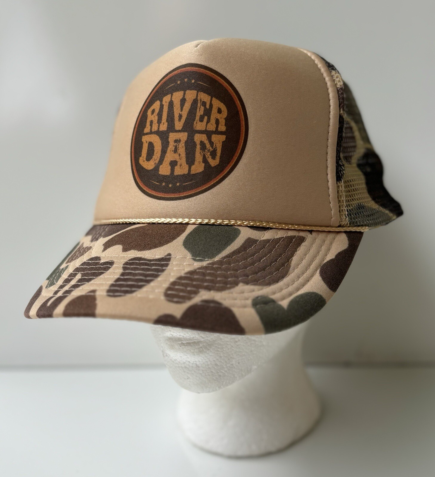River Dan Camo Trucker Hat Cap Country Music Artist C… - Gem