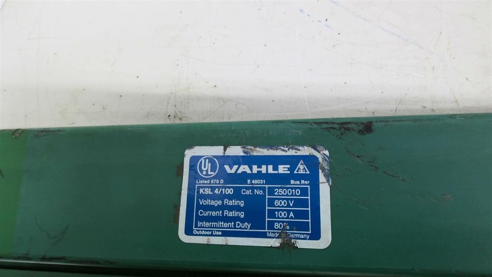 Vahle 0258270/00 / Vahle KSL 4/100 Power Rail | eBay