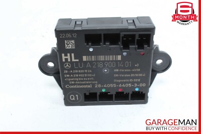 08-18 Mercedes W212 E550 CLS550 C300 Rear Left Side Door Control Module ...