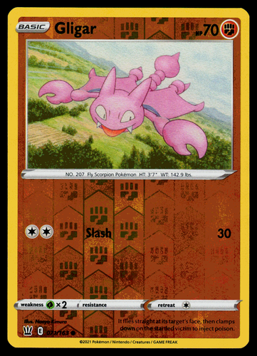 Pokemon Card - SWSH - Battle Styles Gilgar 071/163 Reverse Holo - NM | eBay