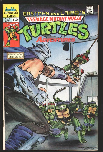 Teenage Mutant Turtles #2 1988-Archie-Eastman & Laird cover`-VG/FN | eBay