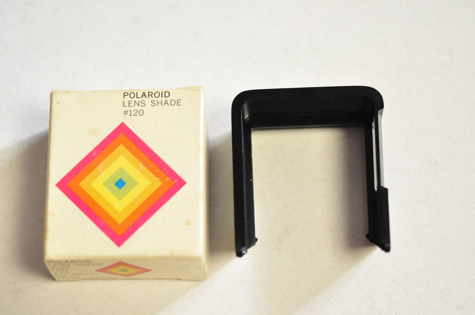 Vintage Polaroid lens shade #120 for SX-70 folding camera NEW OLD STOCK ...