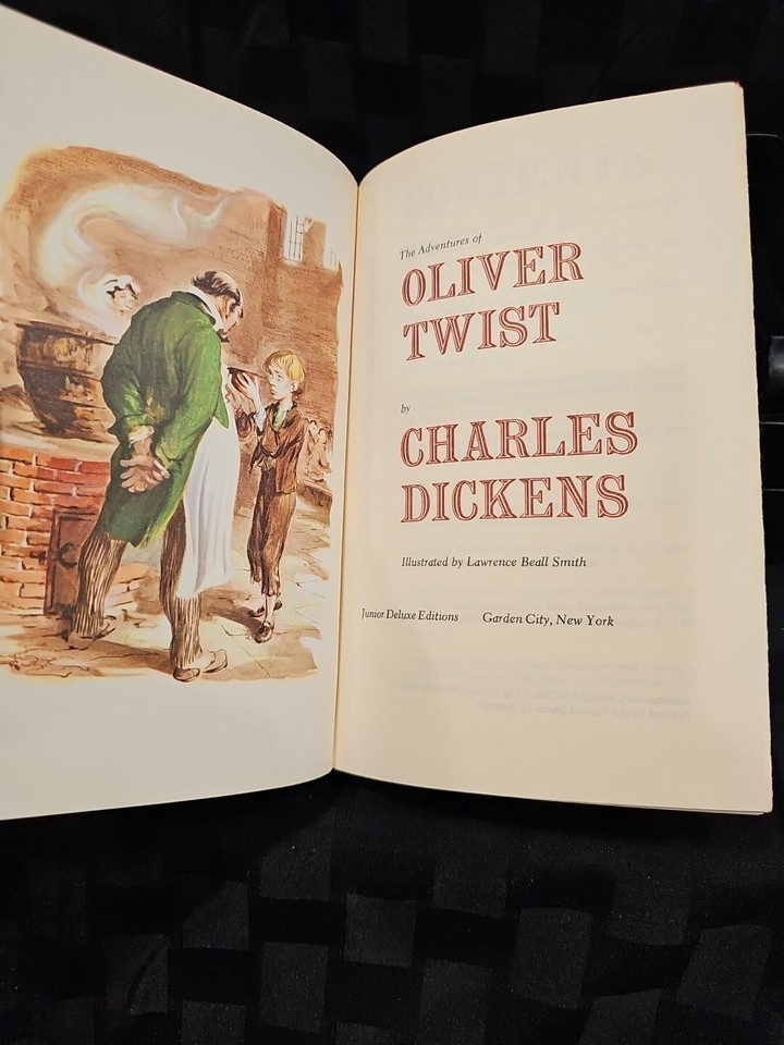 Oliver Twist Charles Dickens 1956 Junior Deluxe Edition Adventures ...