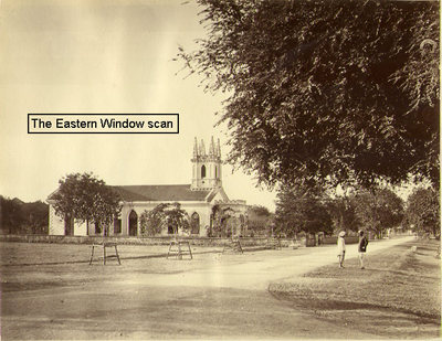 India - Saugor/Sagar, Madhya Pradesh - Cantonment church. Military. c ...