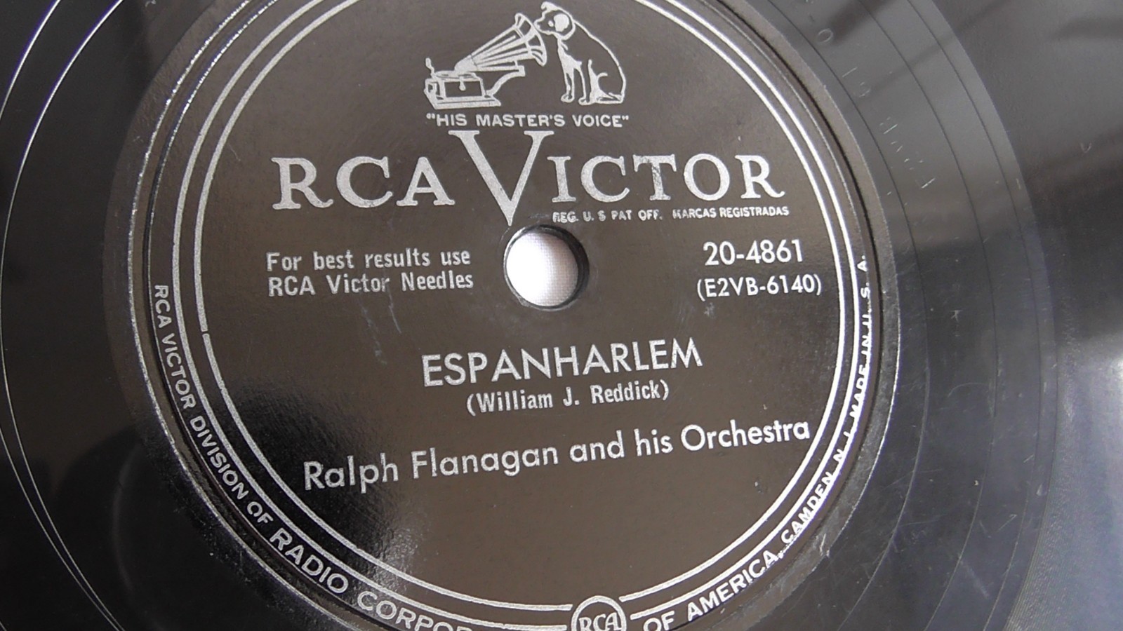 Ralph Flanagan - 78rpm single 10-inch – RCA Victor #20-4861 Espanharlem ...
