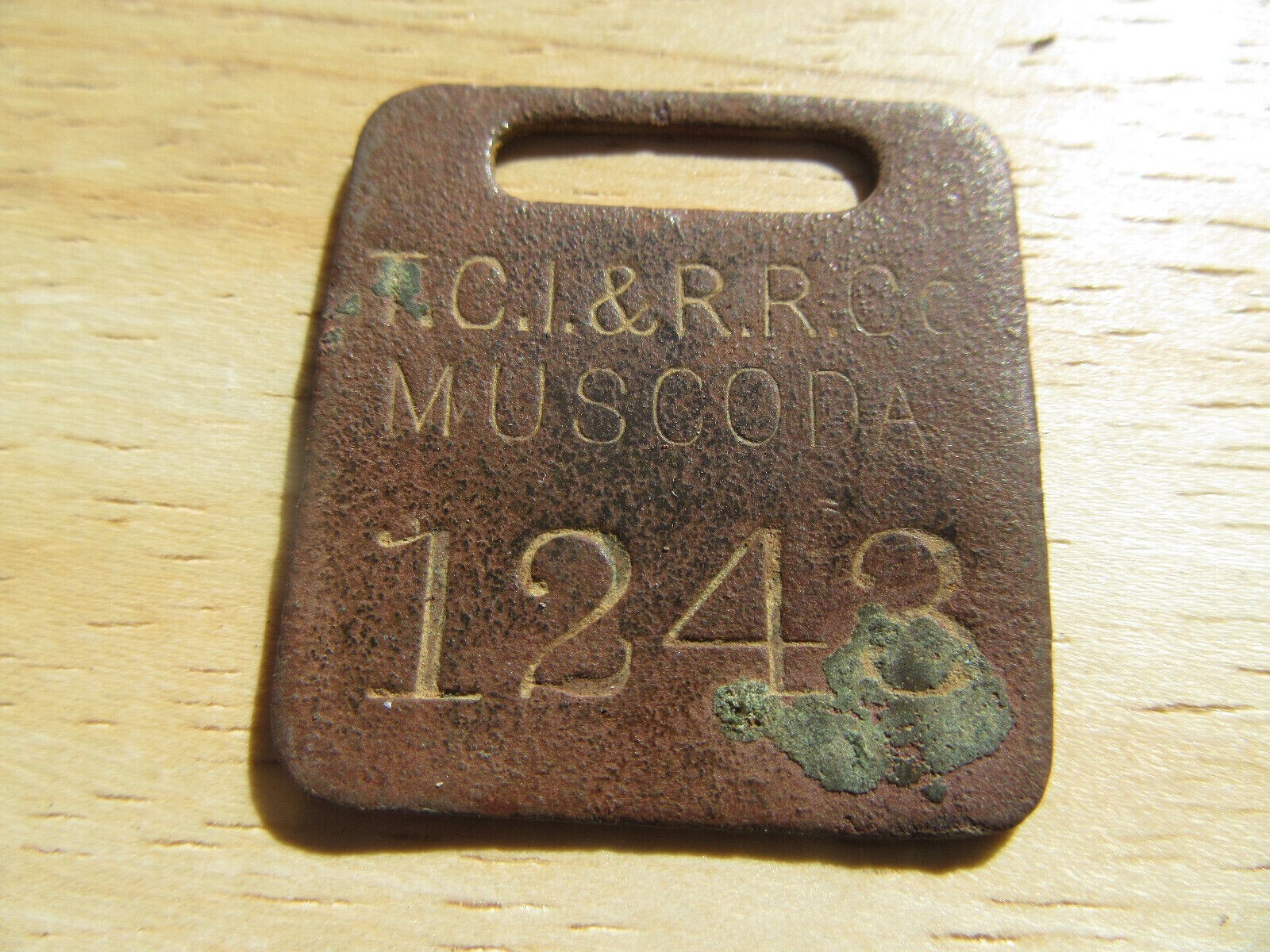 TCI & RR Co, Tennessee Coal, Iron & Railroad Muscoda, Alabama Baggage ...