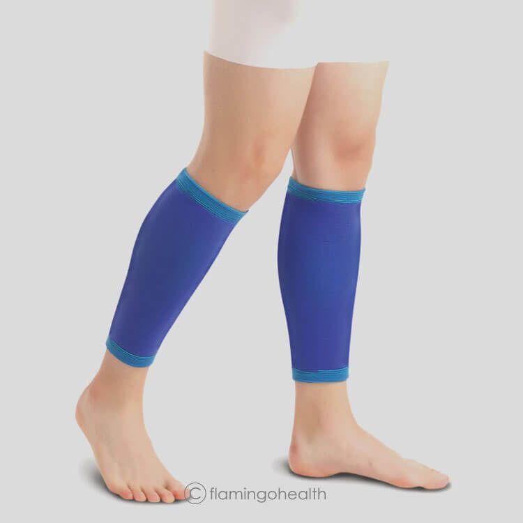 Flamingo Orthopedic Soft Goods Premium Calf Support (Pair) Unisex Code ...