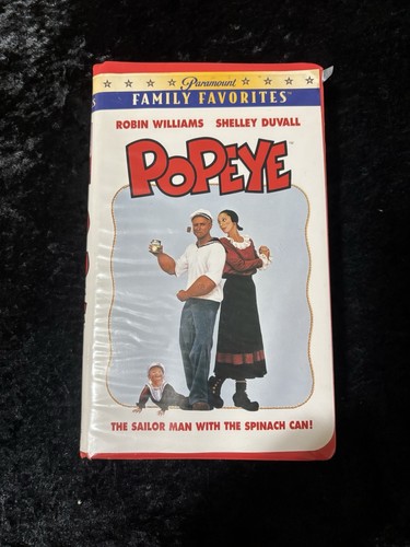 Popeye (VHS Red Clamshell, 1980 Version) Robin Williams 1996 Paramount ...