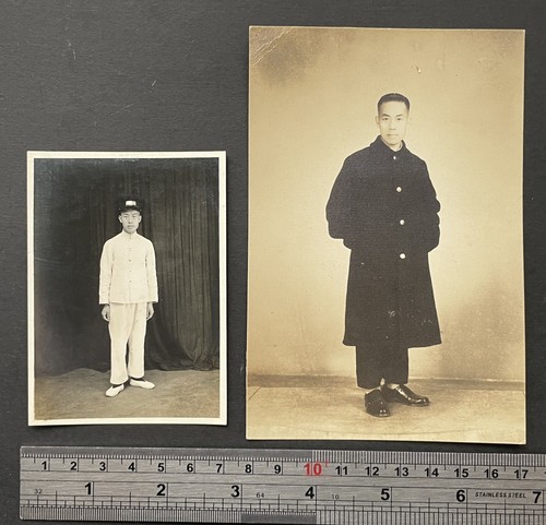 Original 2pcs WW2 China Photo Vintage Chinese Photo Police? Uniform ...