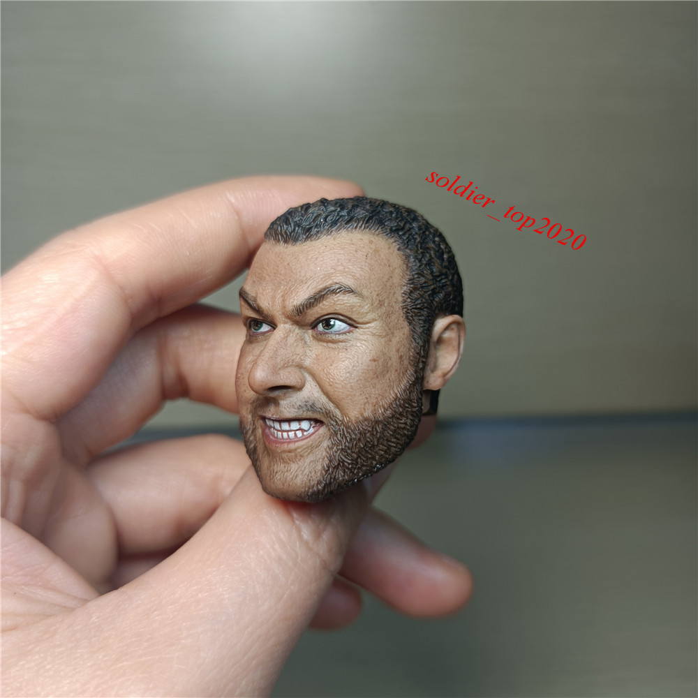 1:6 Logan Wolverine Liev Schreiber Angry Head Sculpt For 12" Male ...