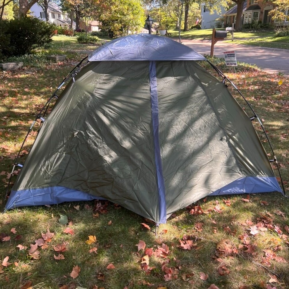 Camping Tent 1-2 Person Lightweight Waterproof Portable Outdoor Hiking ...