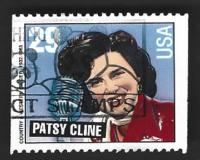 Scott# 2777 29c Patsy Cline with Fancy "COLLECT STAMPS" slogan cancel ...