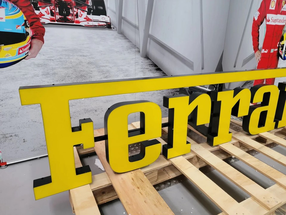 2005 Ferrari official dealer lettering sign | eBay