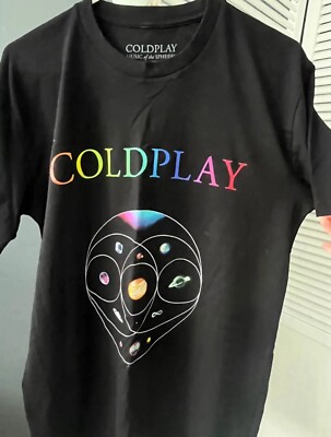 COLDPLAY AUSTRALIA TOUR T-SHIRTS MUSIC OF THE SPHERES 2024. BRAND NEW S ...