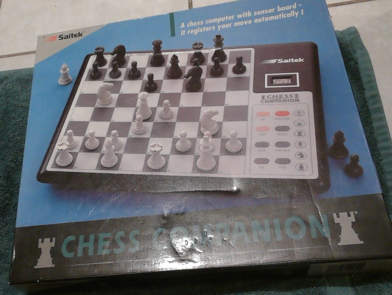 Saitek Chess Companion Electronic Chess Game Complete - Kasparov ...
