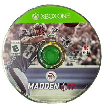 Madden NFL 17 (Microsoft Xbox One, 2016) Disc & protective case | eBay