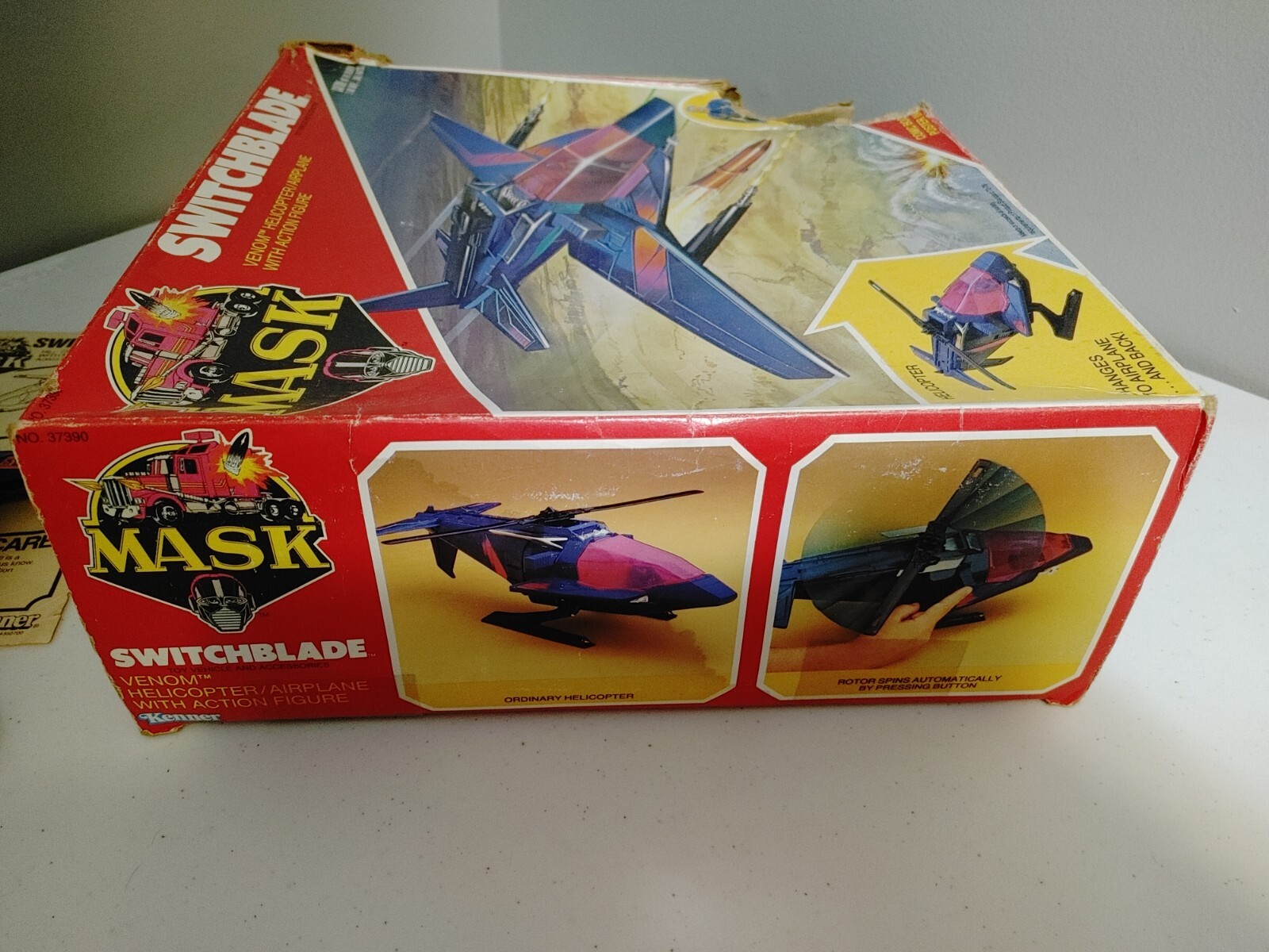 M.A.S.K. Kenner Switchblade Complete With Box, Figure, Mask ...