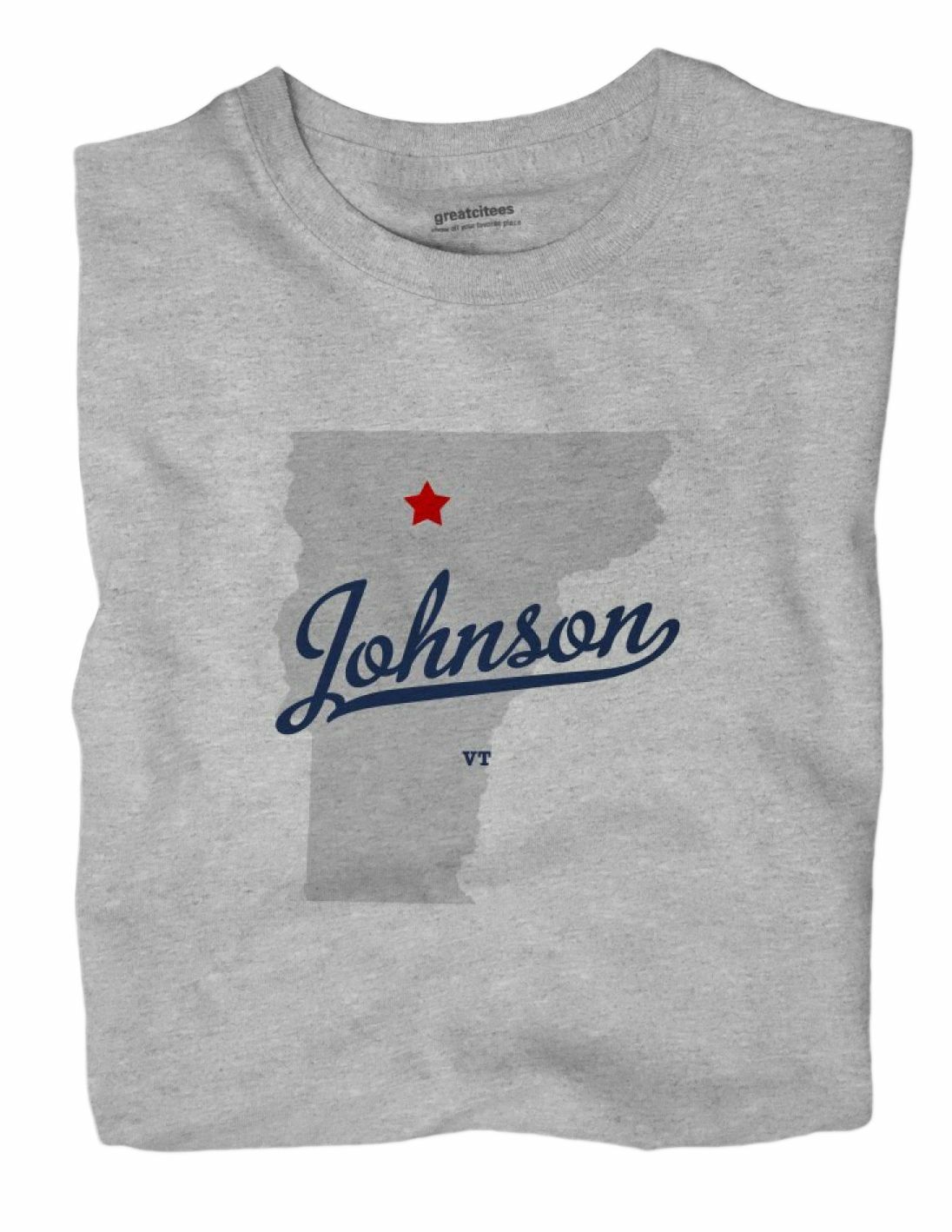 Johnson Vermont VT T-Shirt MAP | eBay